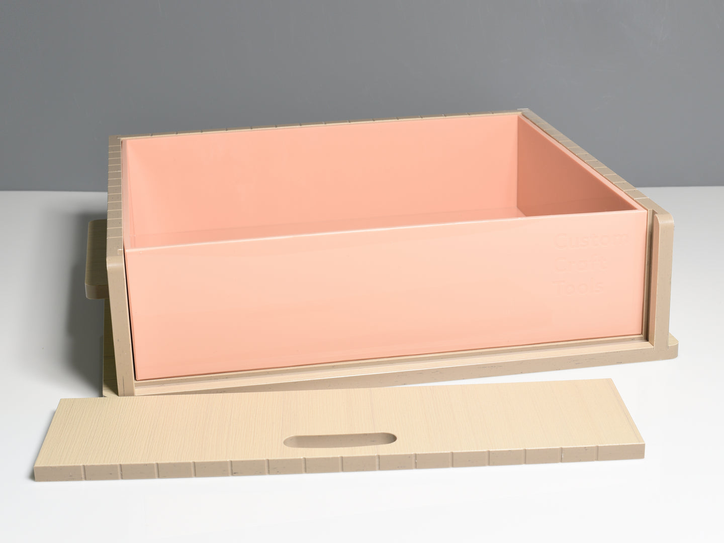 “Goliath” Large slab soap mold with silicone liner – customcrafttools